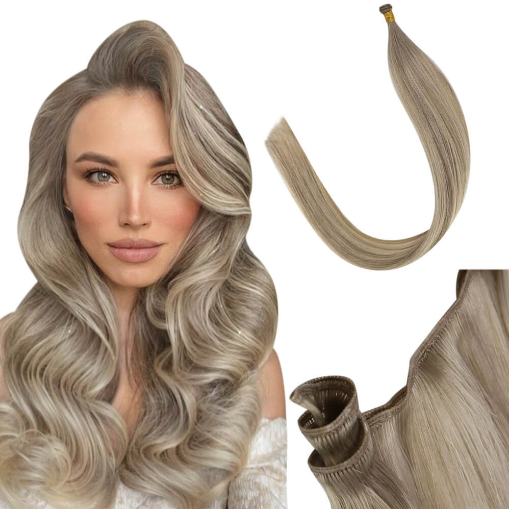 Virgin Hair Genius Weft Hair Extensions Real Human Hair — SunnyHair