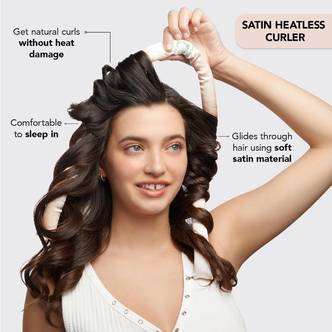 Heatless Curling No Heat Soft Curlers Heatless Hair Curler Overnight ...