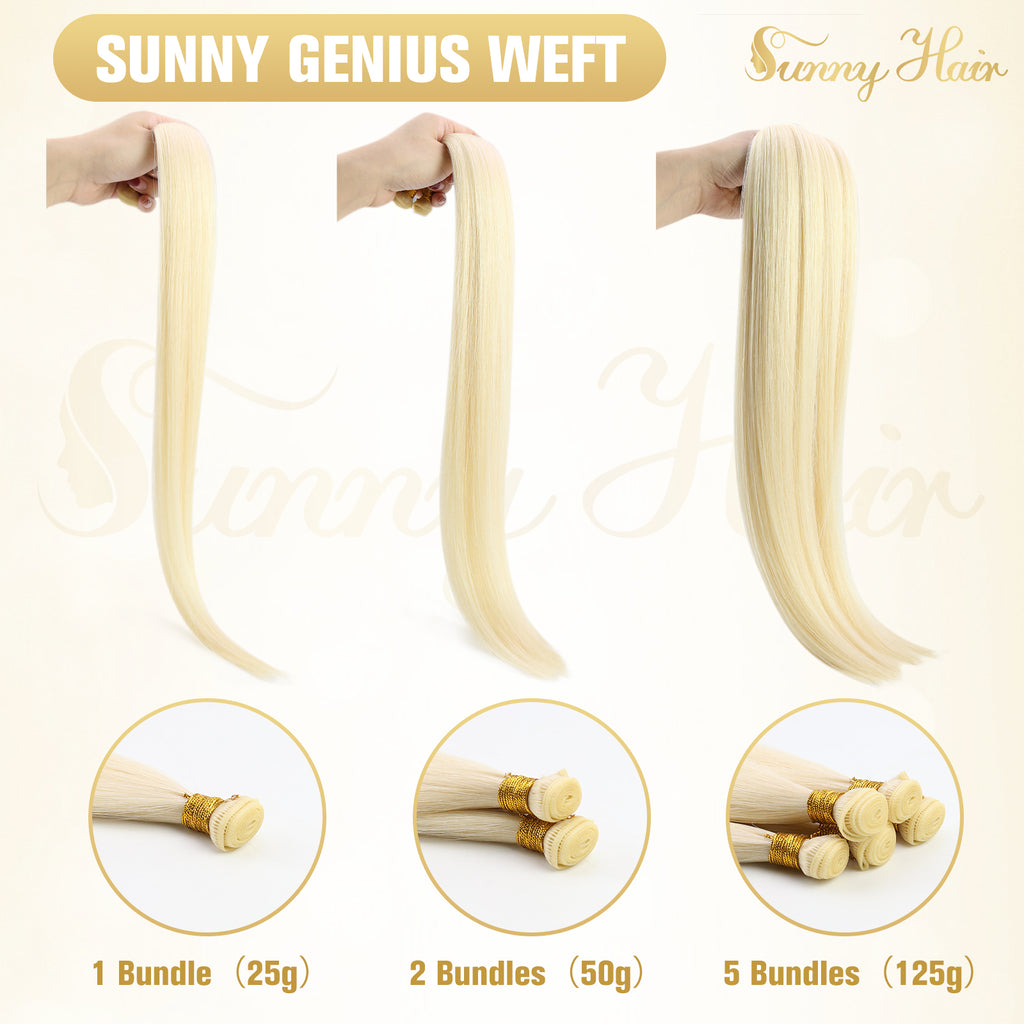 Virgin Hair Genius Weft in Hair — SunnyHair