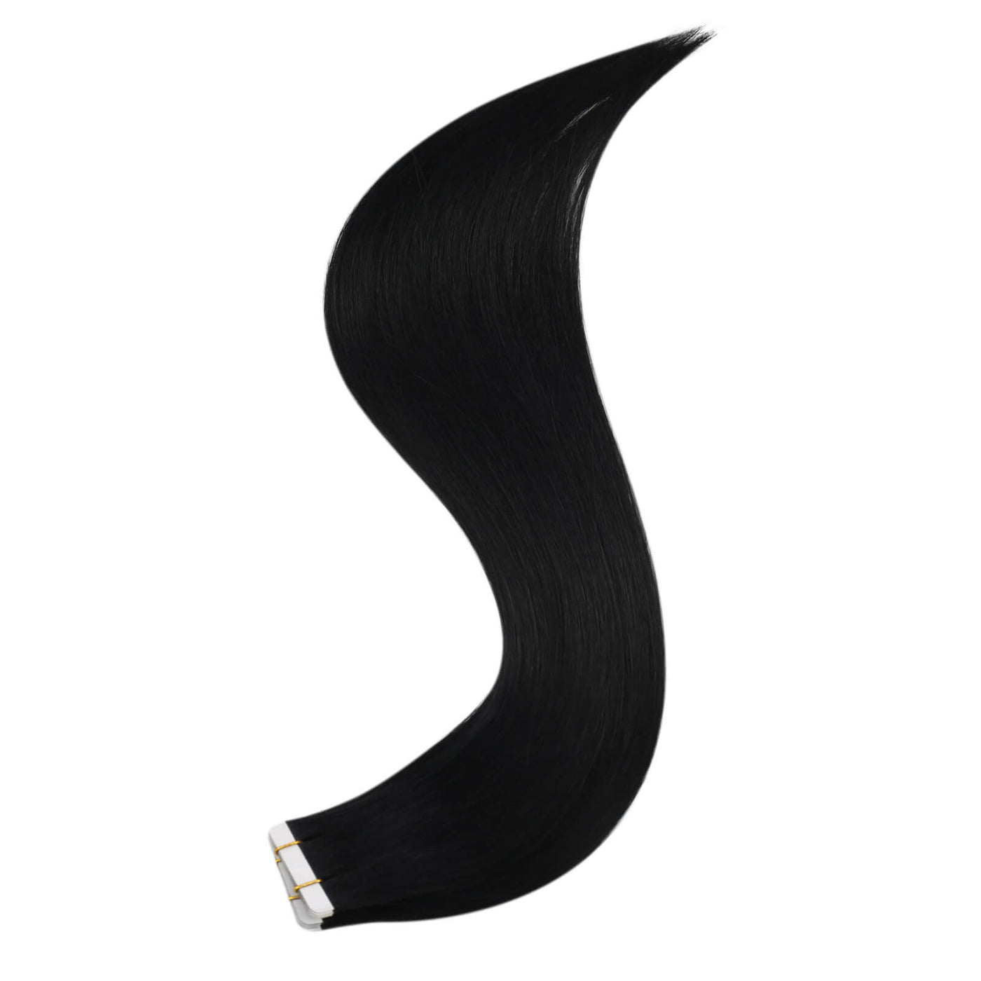 Sunny Hair Jet Black #1 Tape in Virgin Human Quality Hair Extensions ...